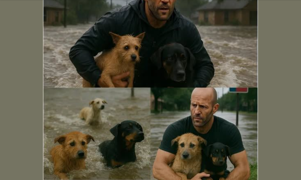 Jason Statham Rescues Stranded Dogs from Texas Floods in Emotional Viral Moment - TorLib